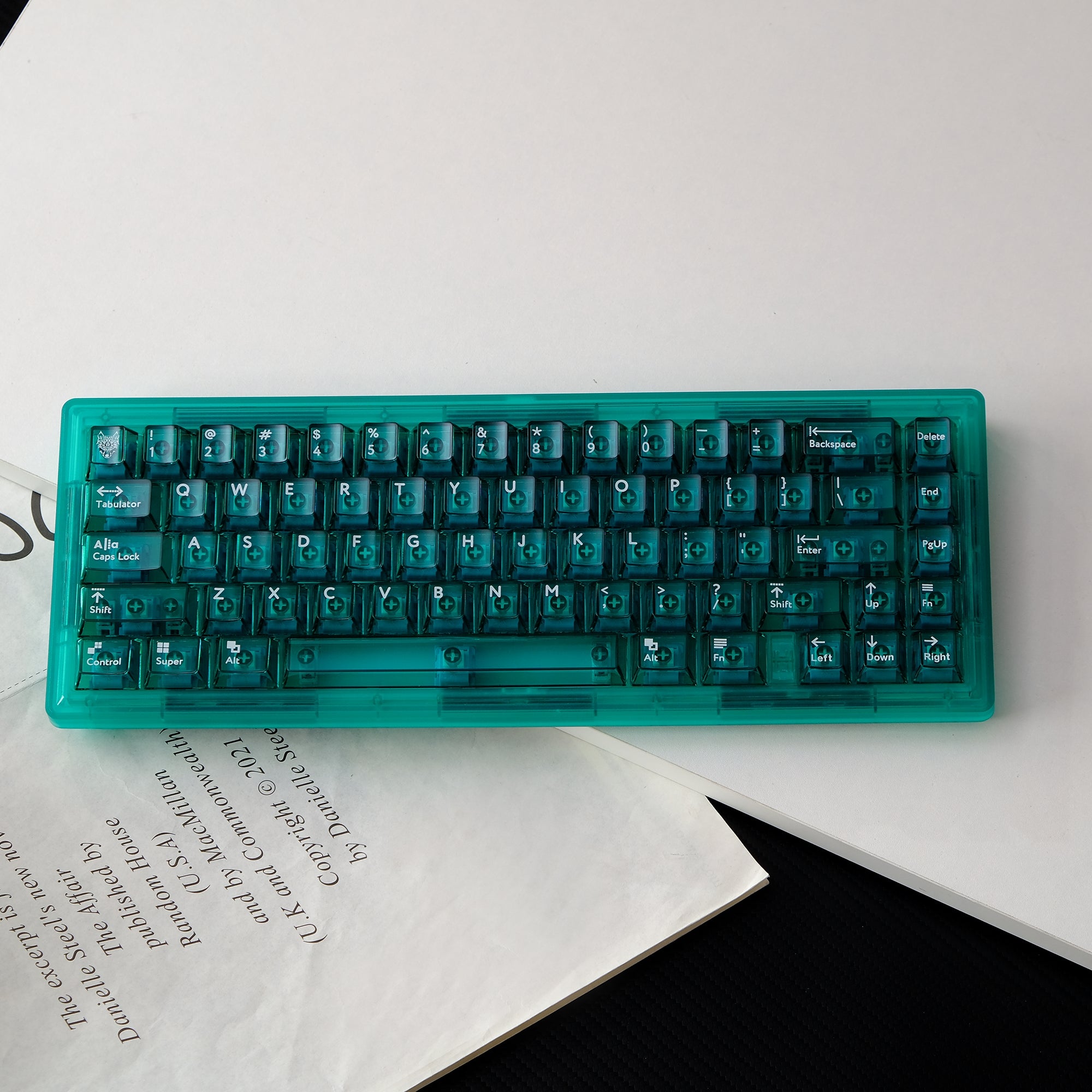 Green Transparent Keycaps – DigAura